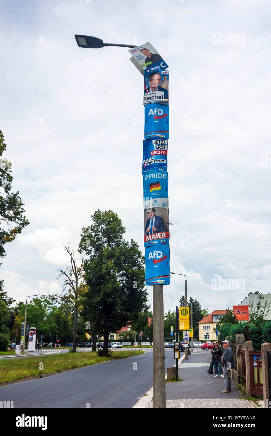 Germany election posters 2021 hi-res stock photography and images - Alamy