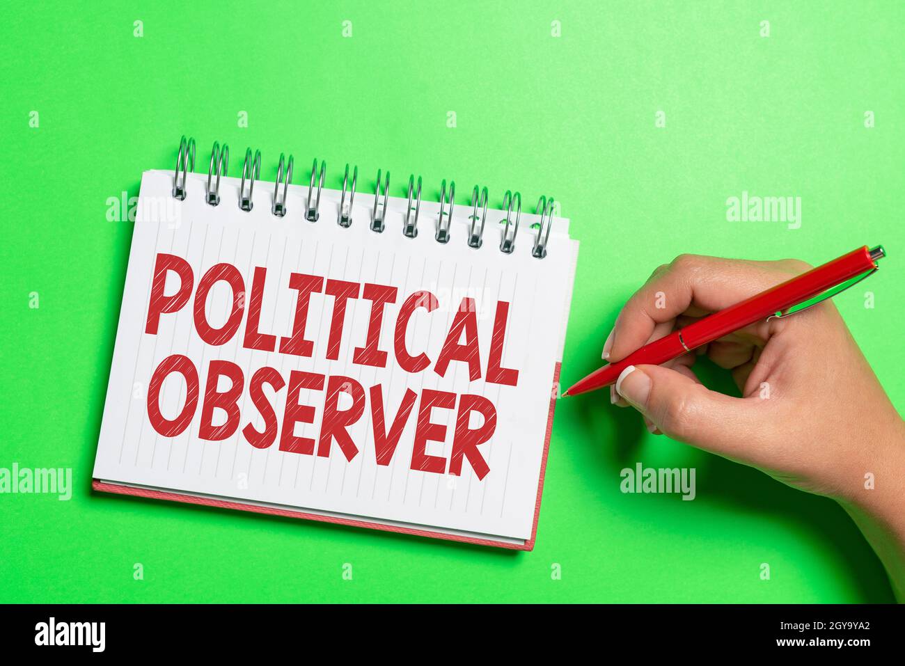 Text showing inspiration Political Observer, Internet Concept ...
