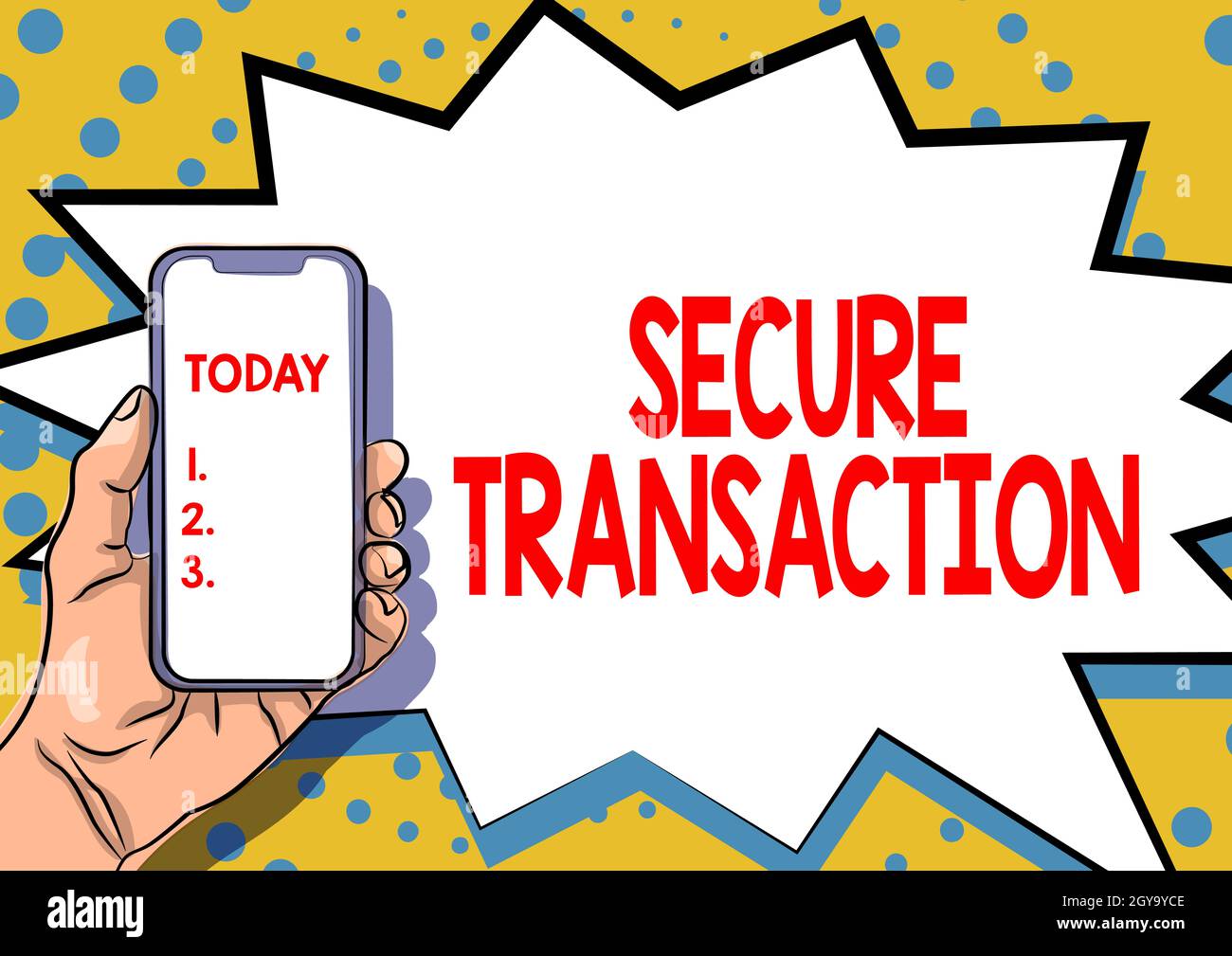 Conceptual display Secure Transaction, Internet Concept a transaction ...