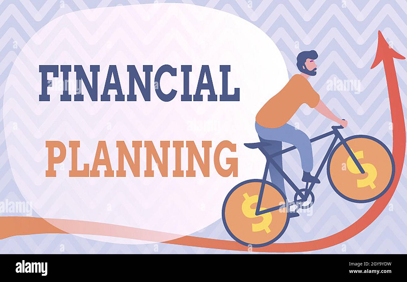 Hand writing sign Financial Planning, Internet Concept determining how ...