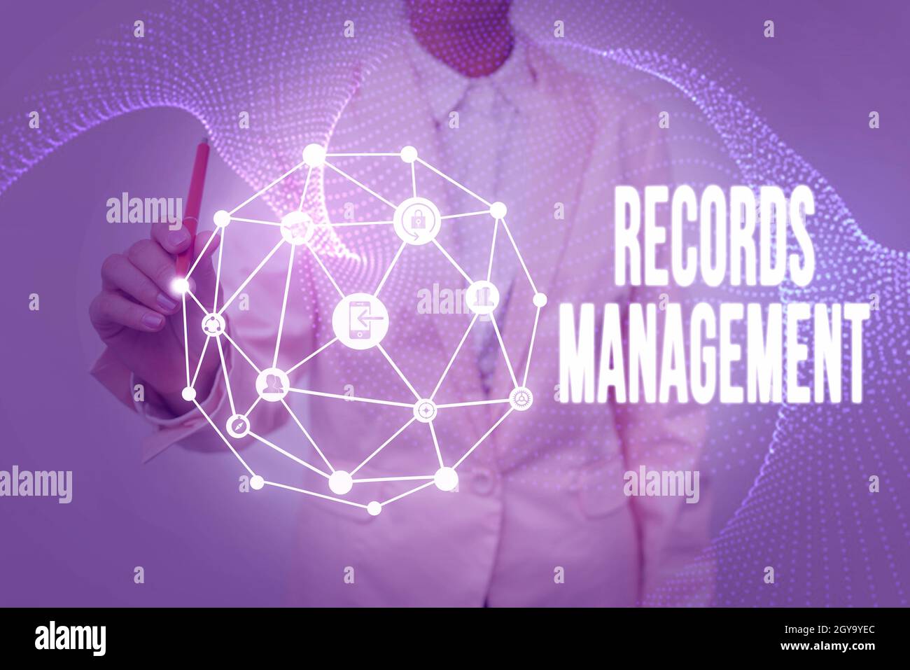 Conceptual display Records Management, Business overview administration ...
