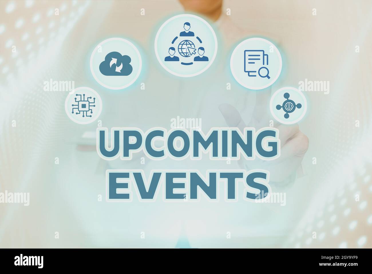 Handwriting text Upcoming Events, Business approach the approaching ...