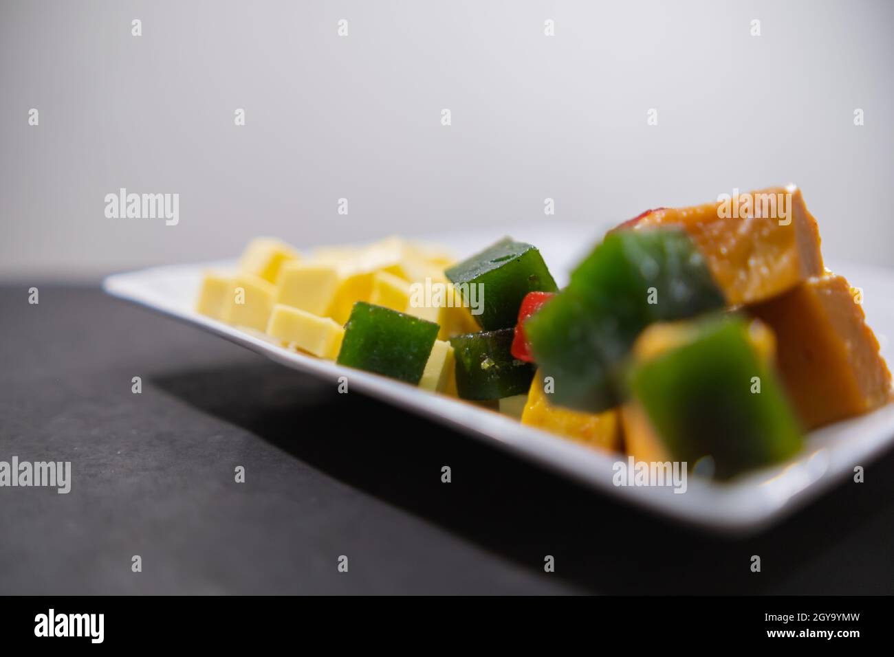 Diced fruit paste hi-res stock photography and images - Alamy