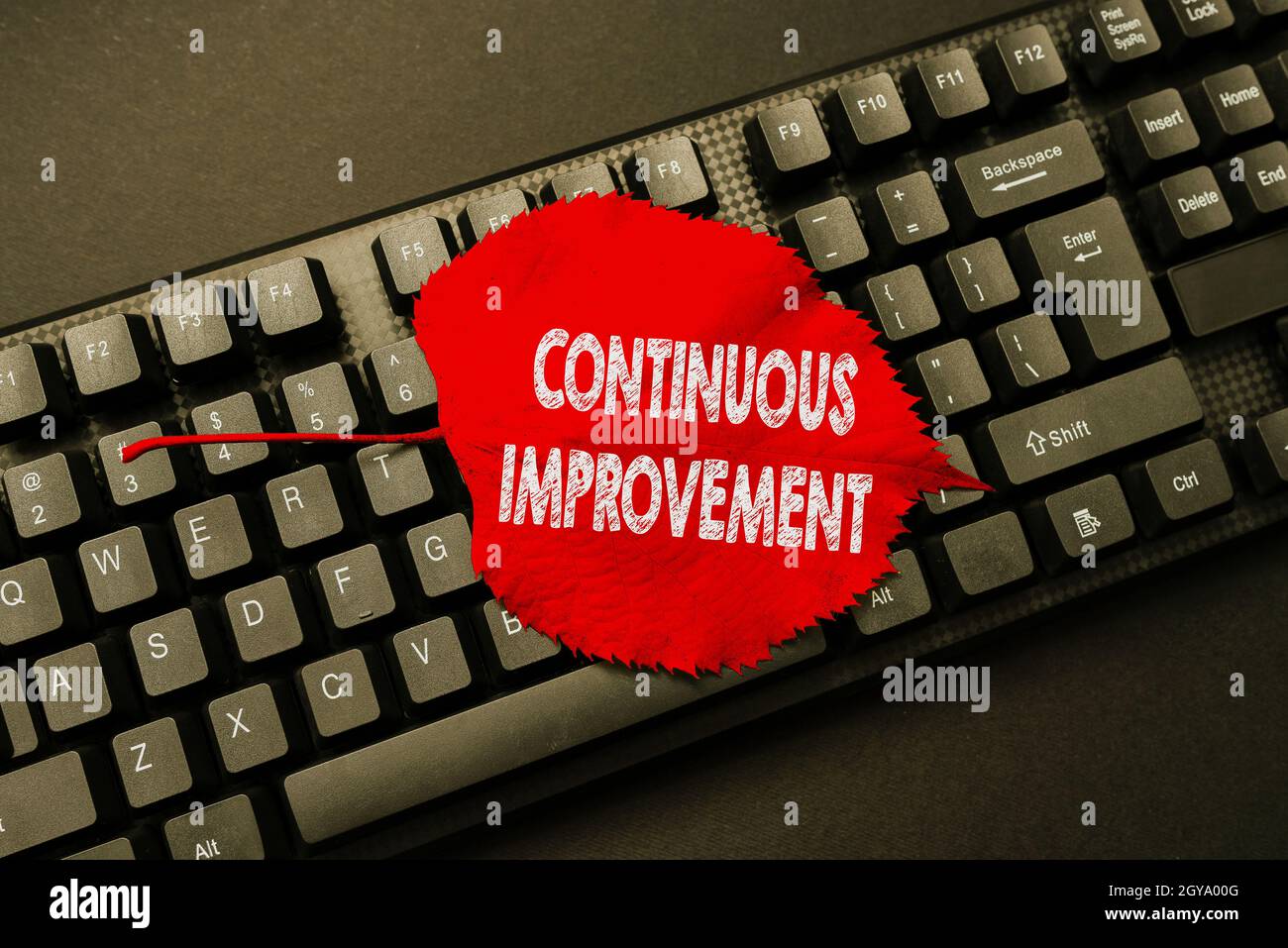 Conceptual caption Continuous Improvement, Concept meaning making small ...