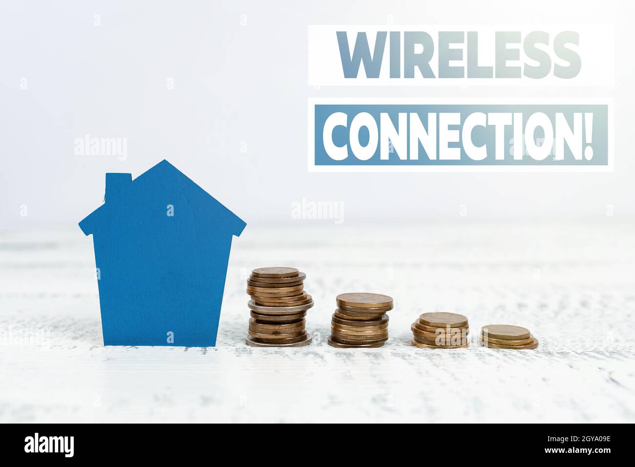 Conceptual display Wireless Connection, Business concept there is no ...