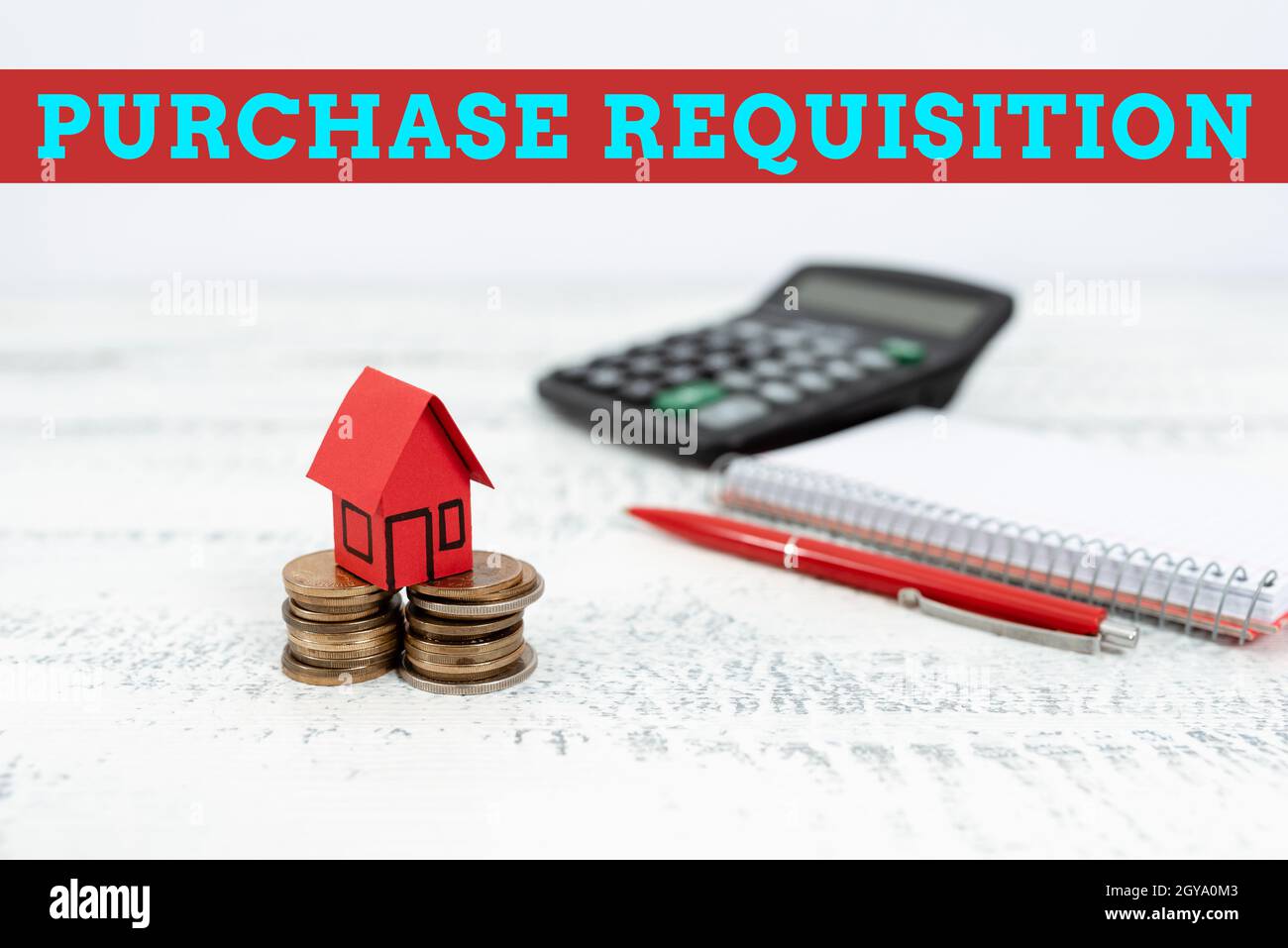 Text sign showing Purchase Requisition, Business idea document used as ...