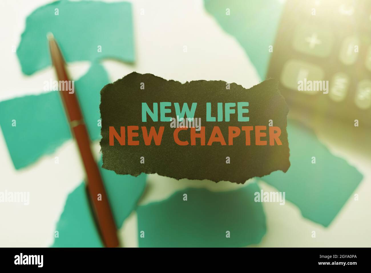 Inspiration showing sign New Life New Chapter, Business overview ...