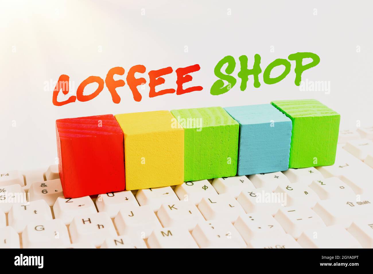 Text sign showing Coffee Shop, Business showcase a restaurant that ...