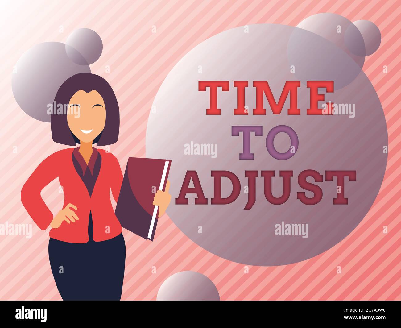 Inspiration showing sign Time To Adjust, Business approach making ...