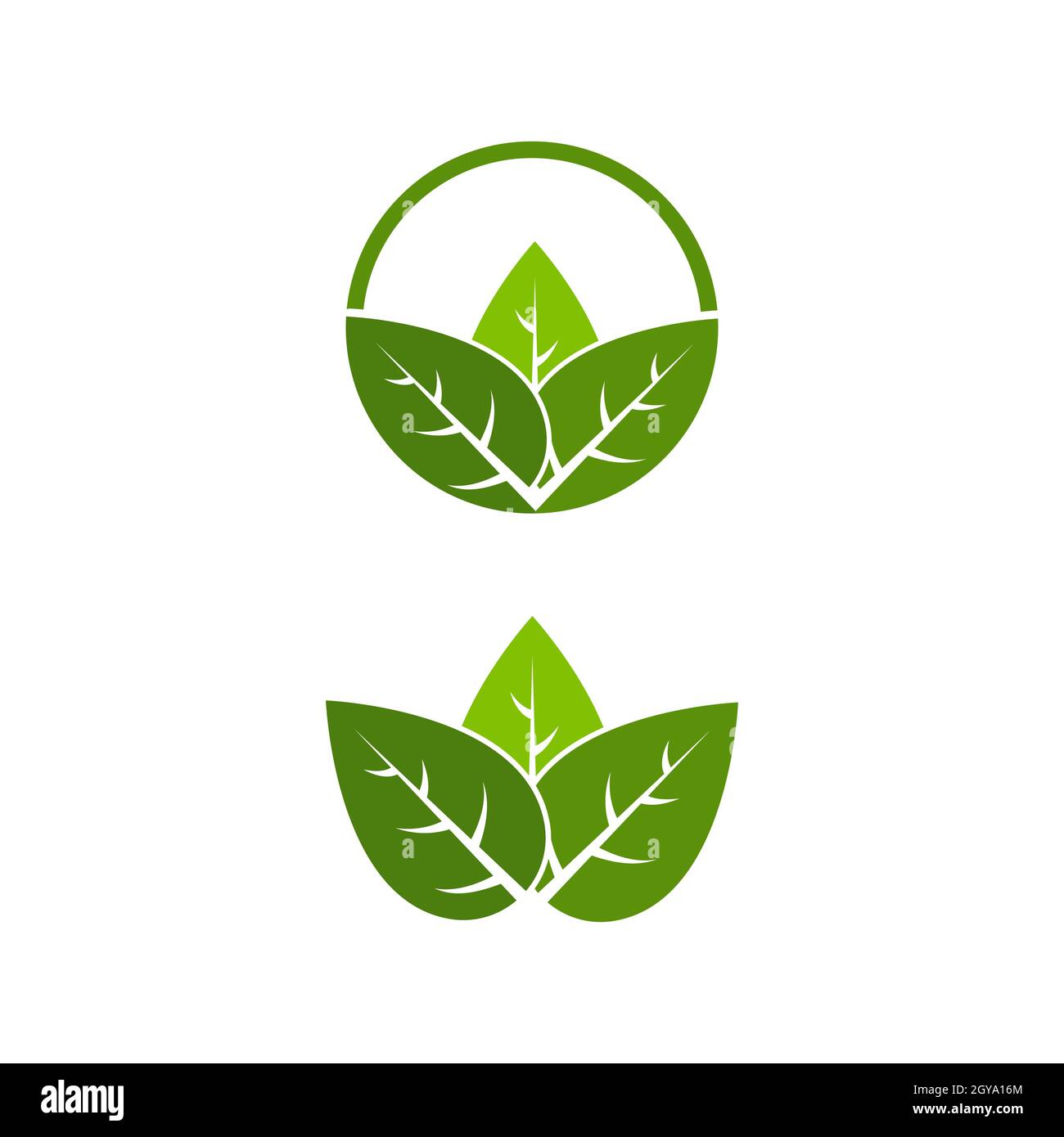 Vegan element Vector icon design illustration Template Stock Photo - Alamy