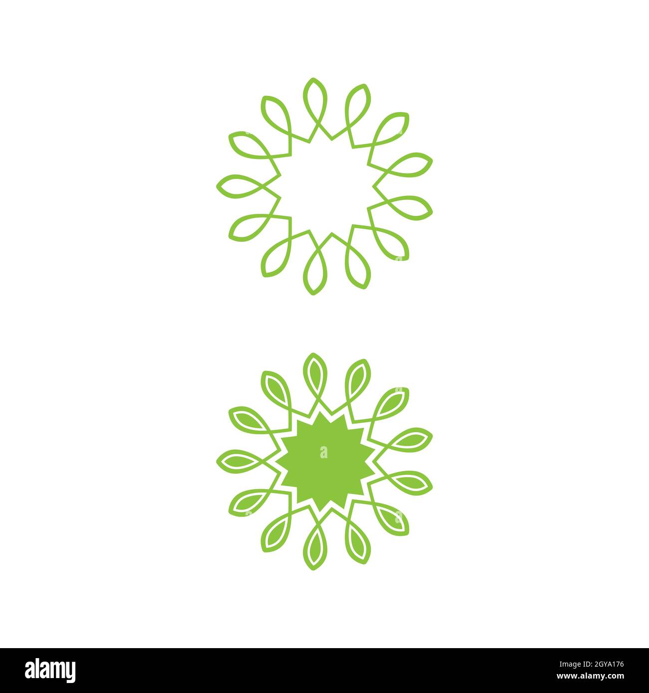 Vegan element Vector icon design illustration Template Stock Photo - Alamy