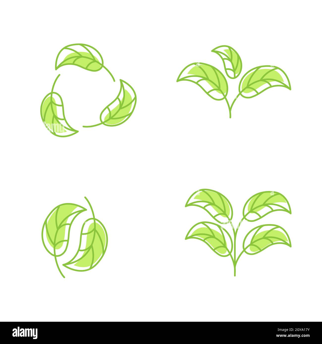 Vegan element Vector icon design illustration Template Stock Photo - Alamy