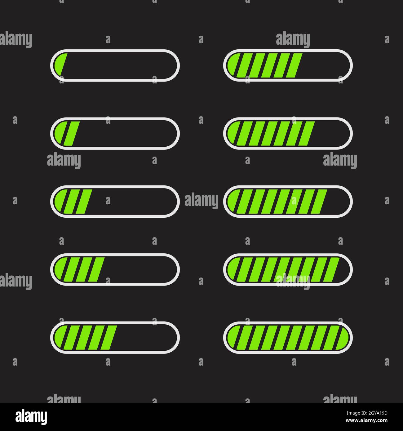 loading Vector icon design illustration Template Stock Photo - Alamy