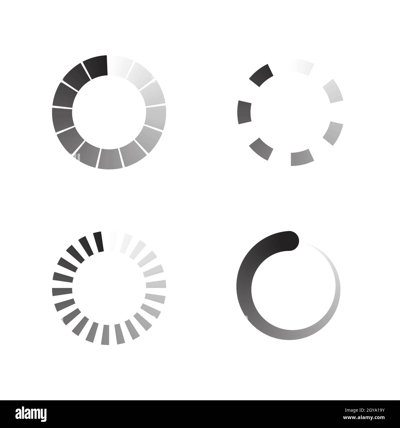 loading Vector icon design illustration Template Stock Photo - Alamy