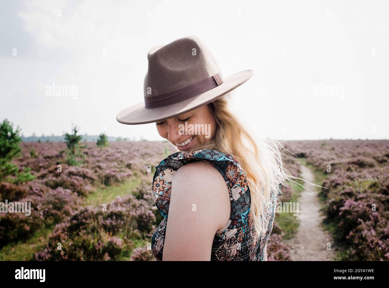 Smile shyly hi-res stock photography and images - Alamy