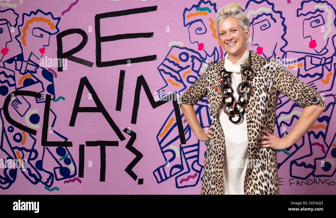 EDITORIAL USE ONLY Graphic artist Annie Nicholson, AKA the Fandangoe ...