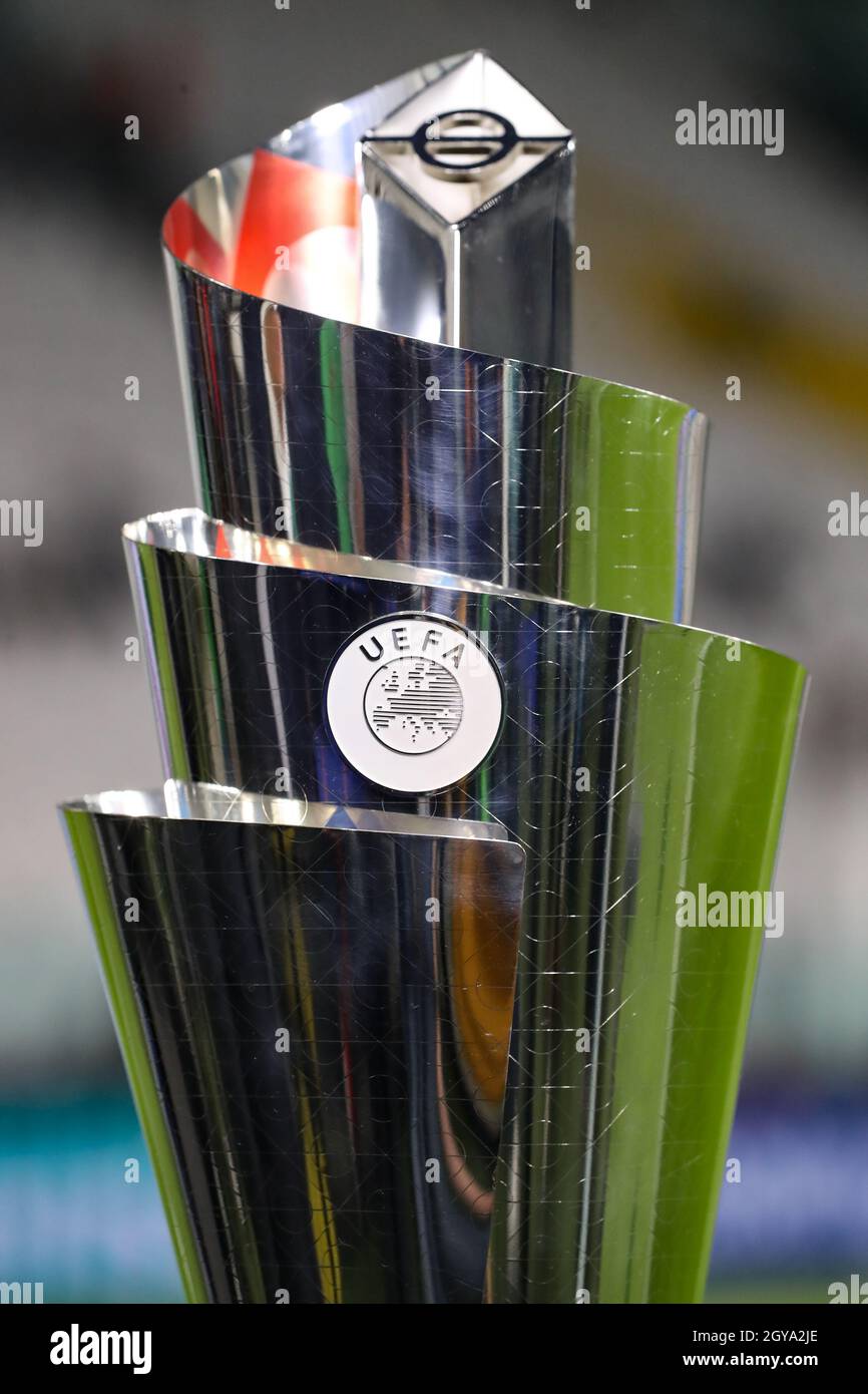 Uefa nations league trophy hi-res stock photography and images - Alamy