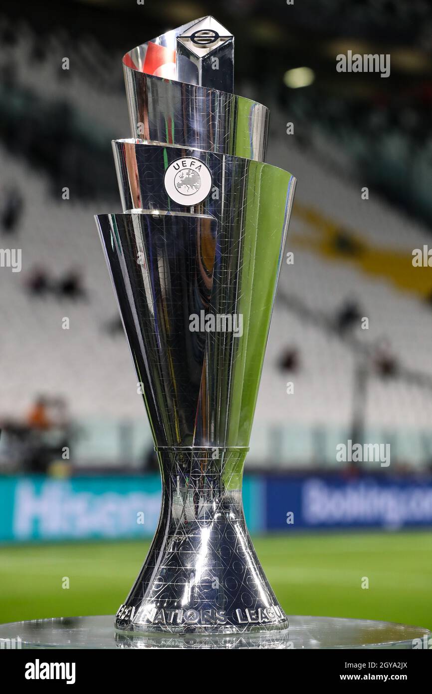 Uefa nations league trophy hi-res stock photography and images - Alamy