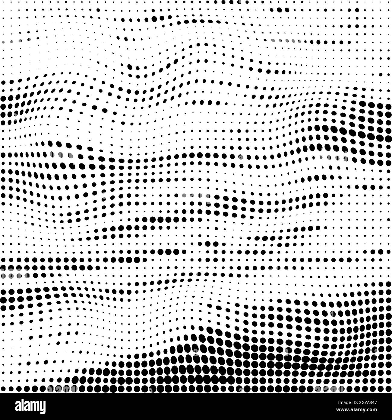 Halftone Pattern. Set of Dots. Dotted Texture on White Background ...