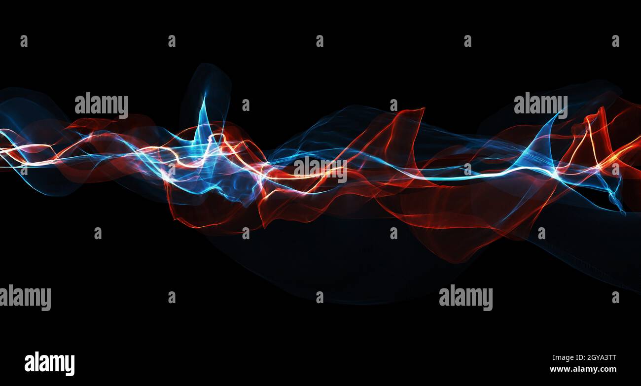 audio soundwave. Colorful music pulse oscillation. Glowing impulse ...