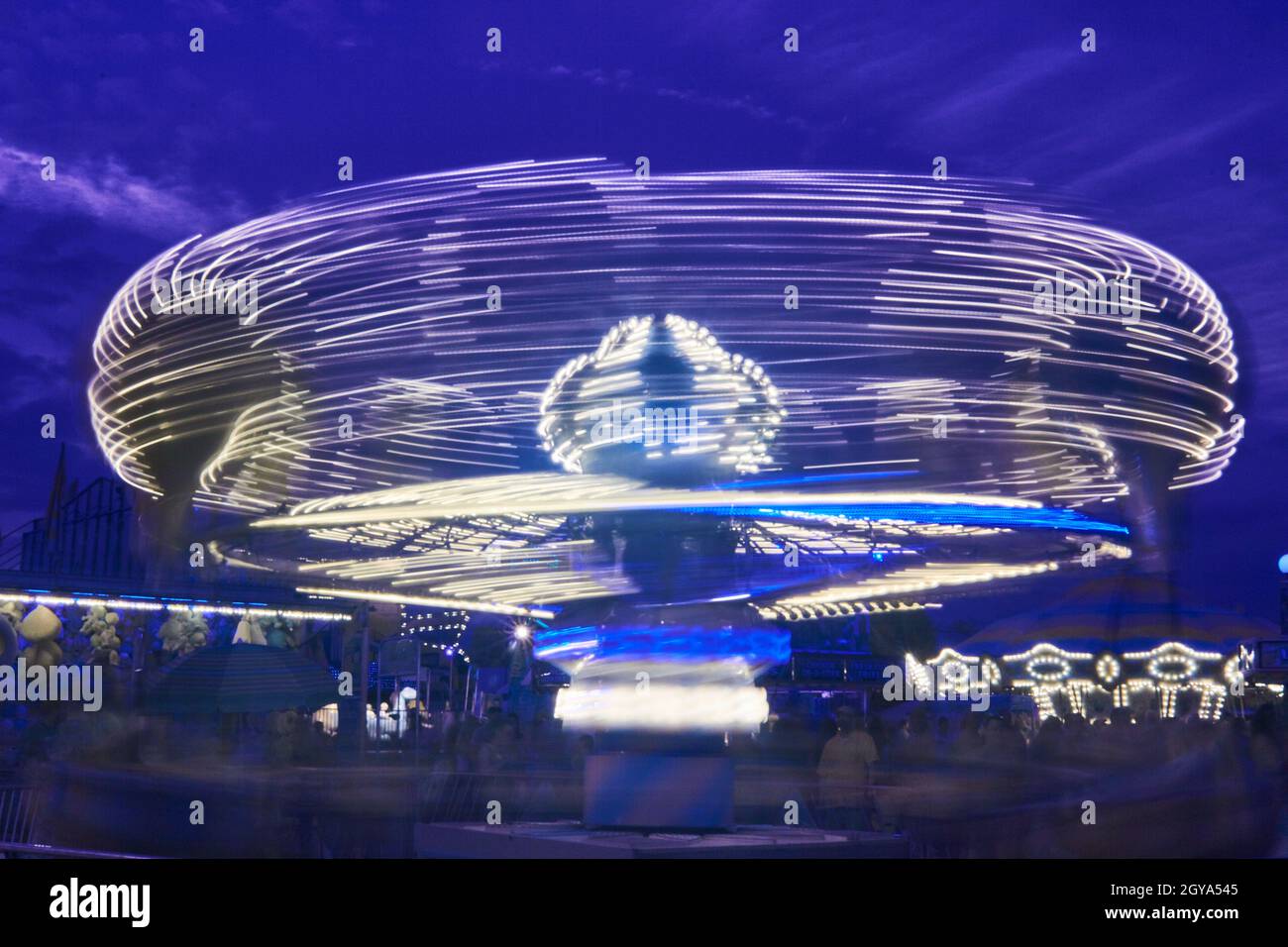 Blue planet spinning hi-res stock photography and images - Alamy