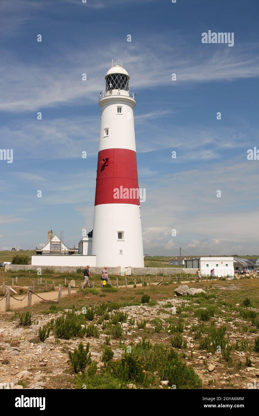 Portland Bill Lighthouse on the Isle of Portland. Fully functioning ...