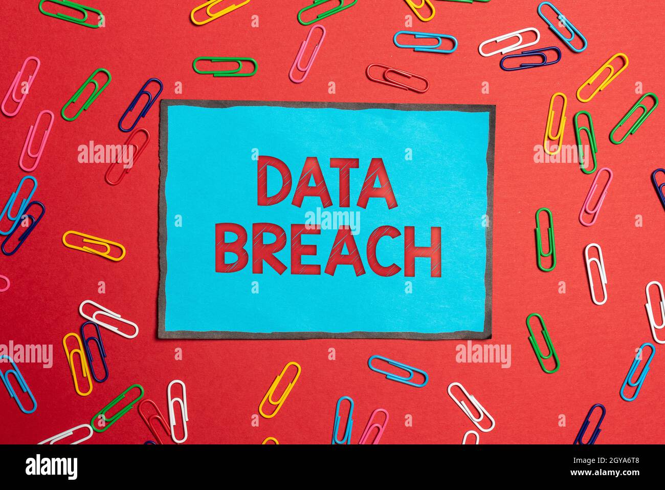 Sign displaying Data Breach, Concept meaning unauthorized release of ...