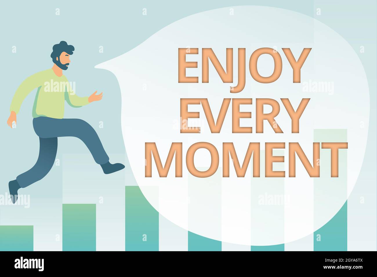 Inspiration showing sign Enjoy Every Moment, Conceptual photo stay ...