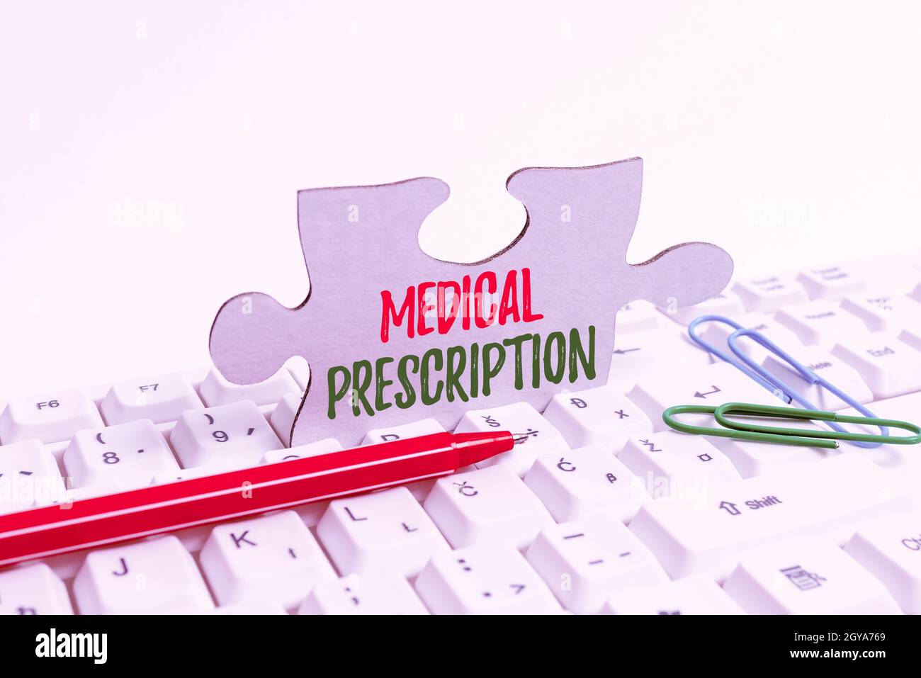 Hand writing sign Medical Prescription, Internet Concept details of the ...