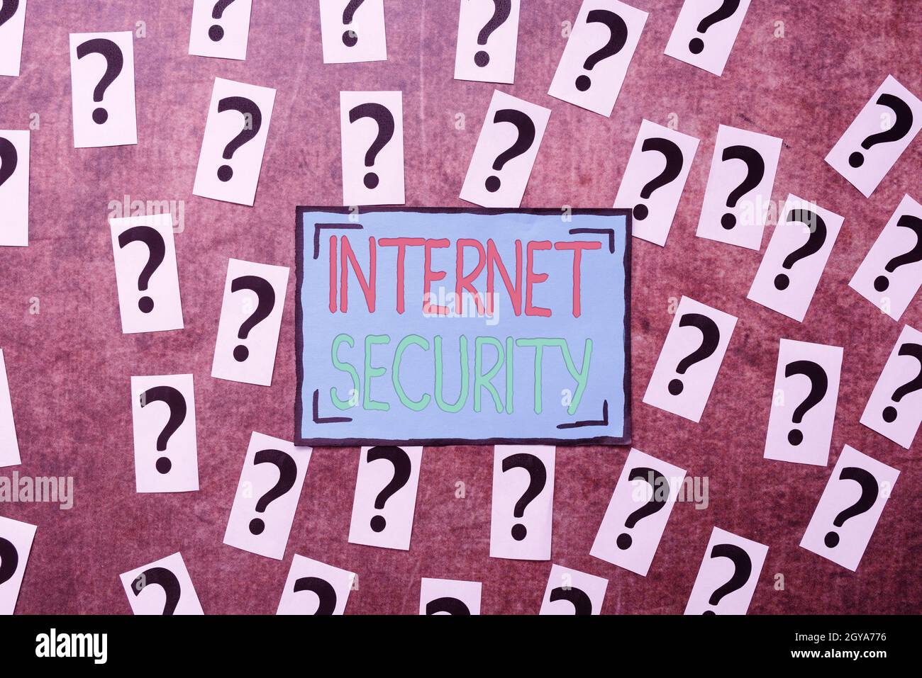 Writing displaying text Internet Security, Business showcase process to protect against attacks ...