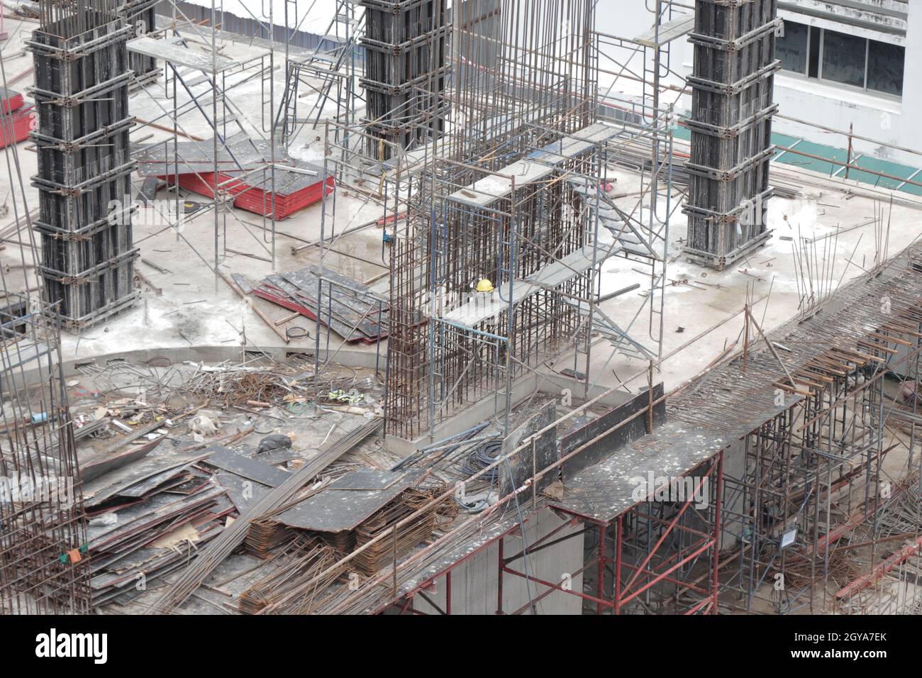 Aircraft base being constructed Stock Photo - Alamy