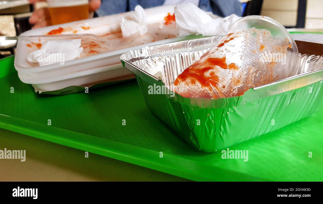 Food waste disposal restaurant hi-res stock photography and images - Alamy