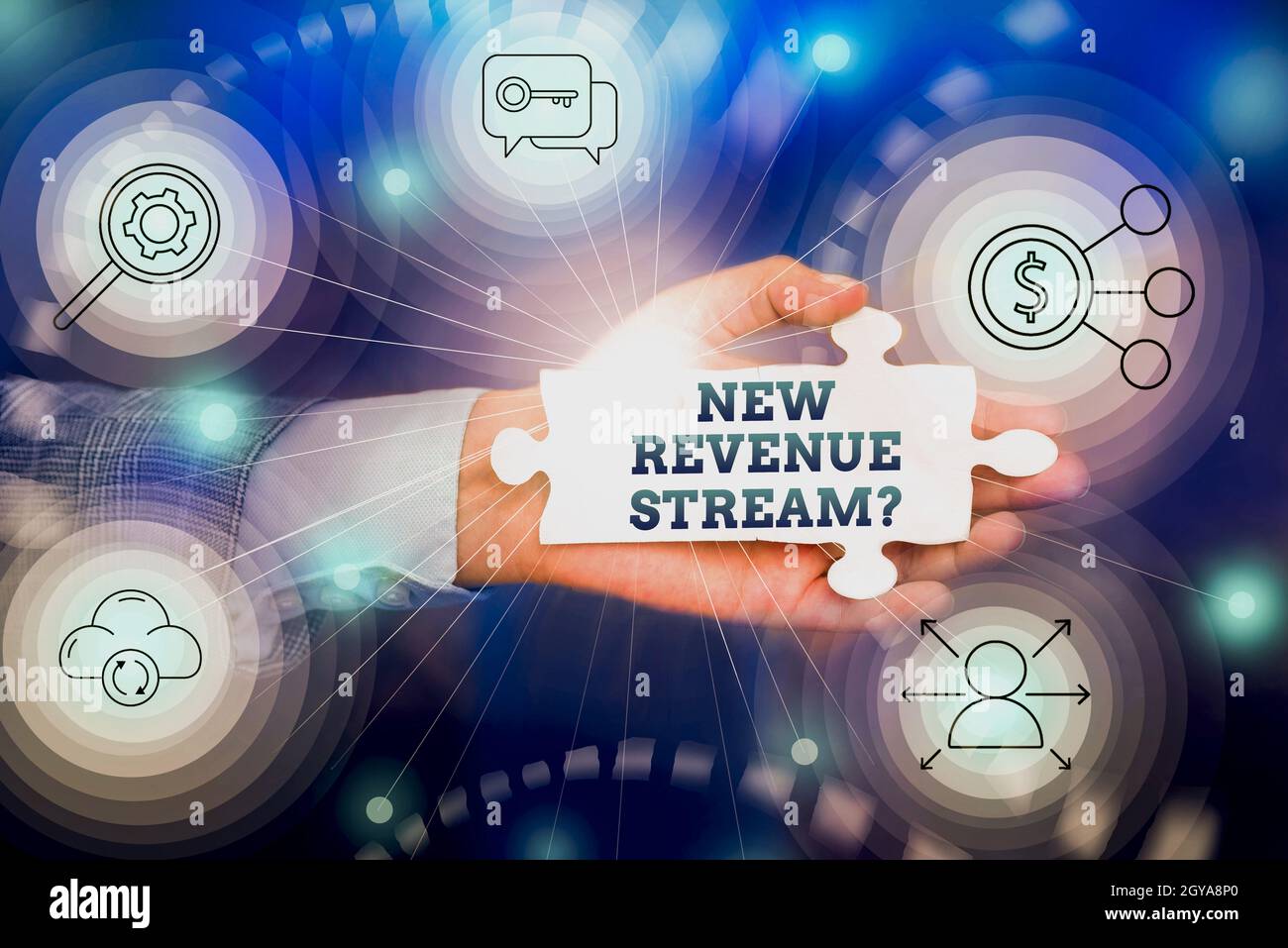 Sign displaying New Revenue Stream Question, Business approach ... Sign displaying New Revenue Stream Question, Business approach ...
