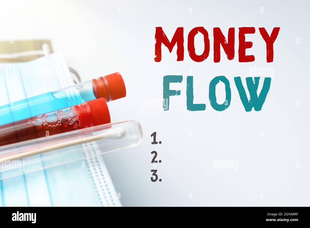 Sign displaying Money Flow, Concept meaning it is an indicator of ...