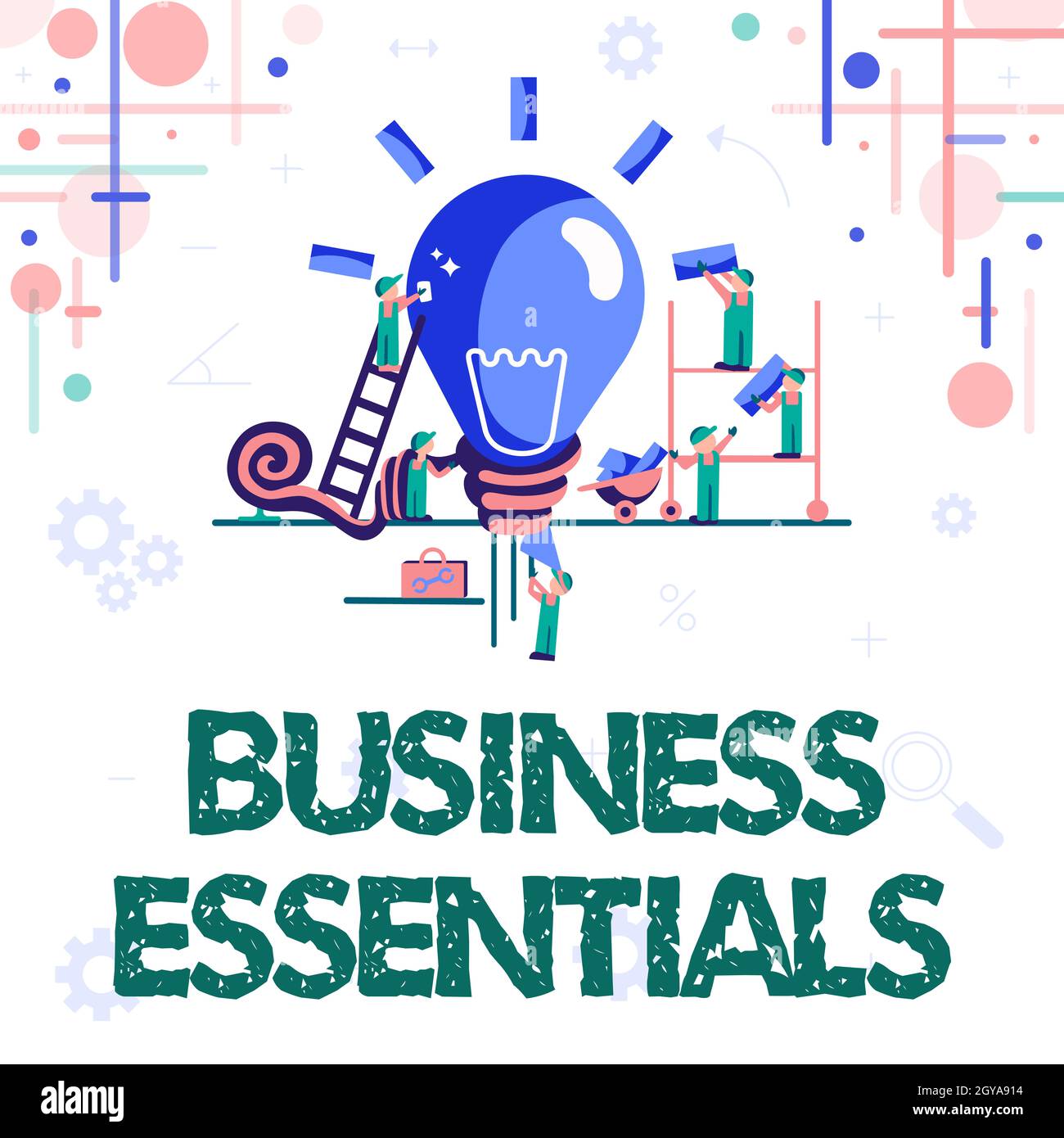 Writing displaying text Business Essentials, Concept meaning important ...