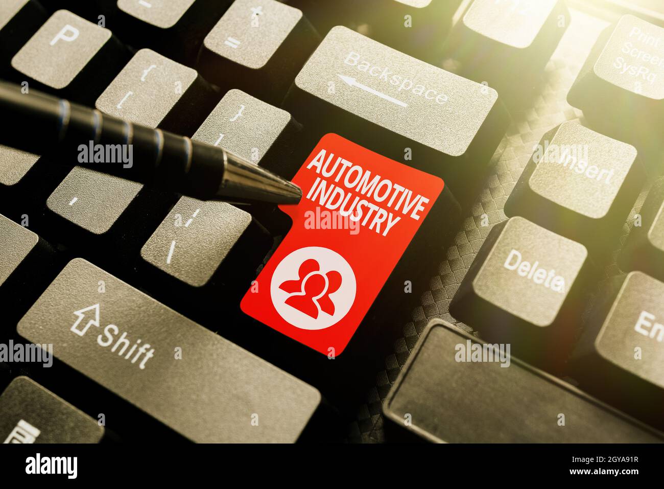 Hand writing sign Automotive Industry, Word Written on organizations ...