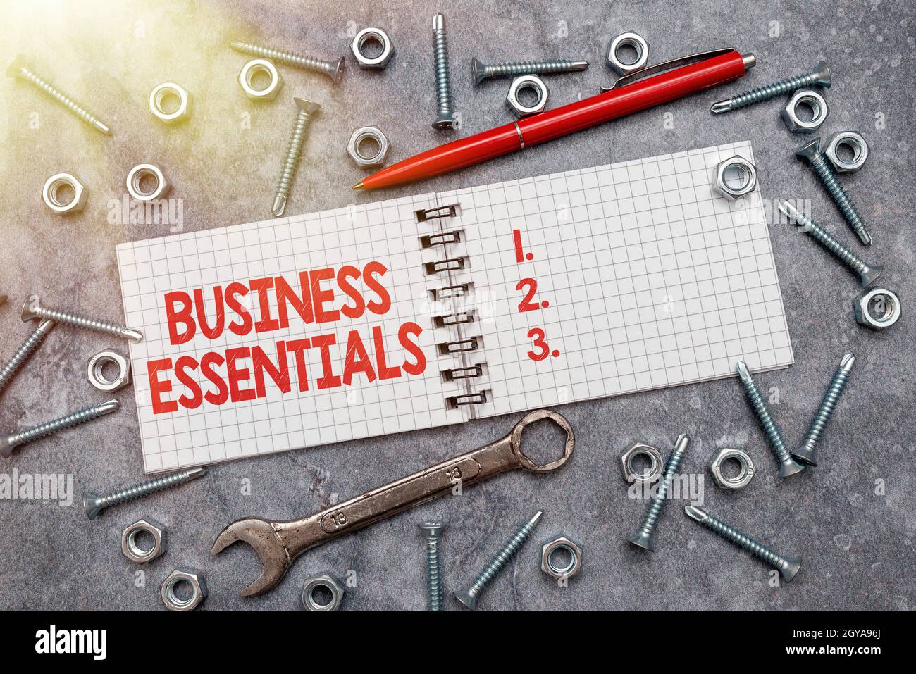 Text showing inspiration Business Essentials, Internet Concept ...