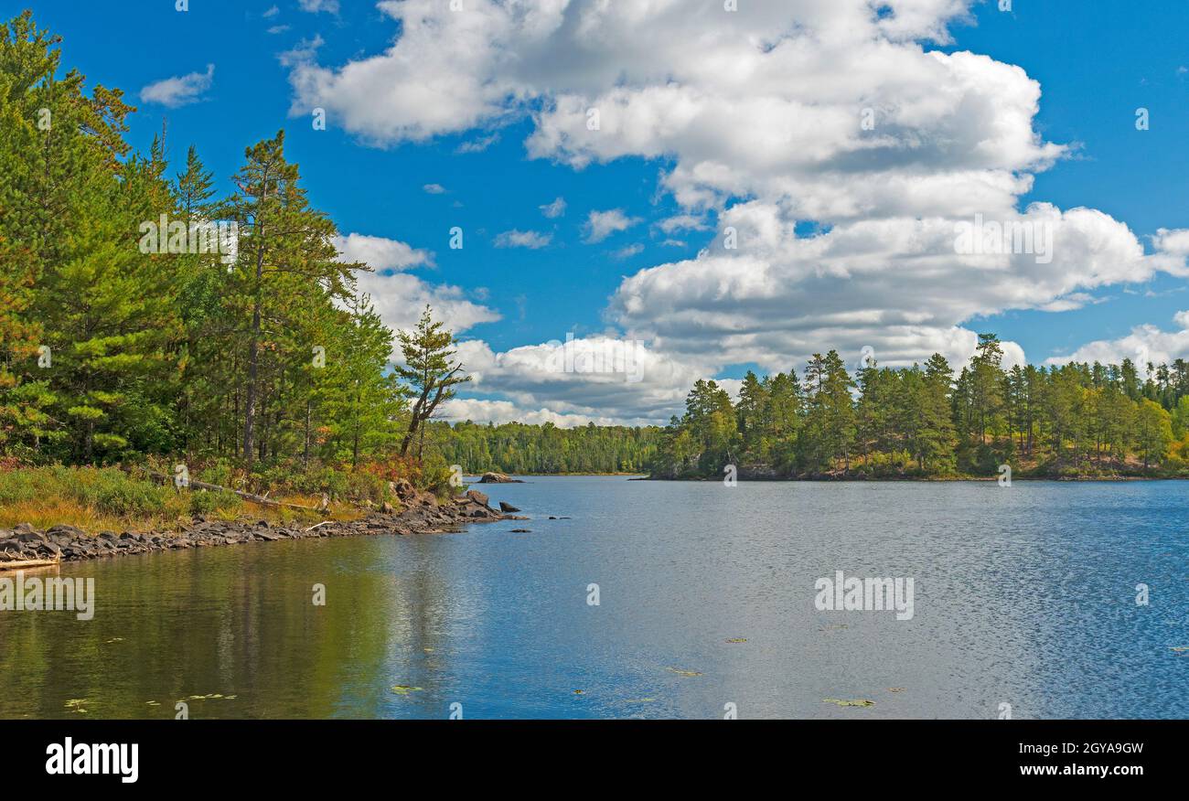 Sunny Afternoon in Canoe Country on Saganaga Lake in the Boundary ...