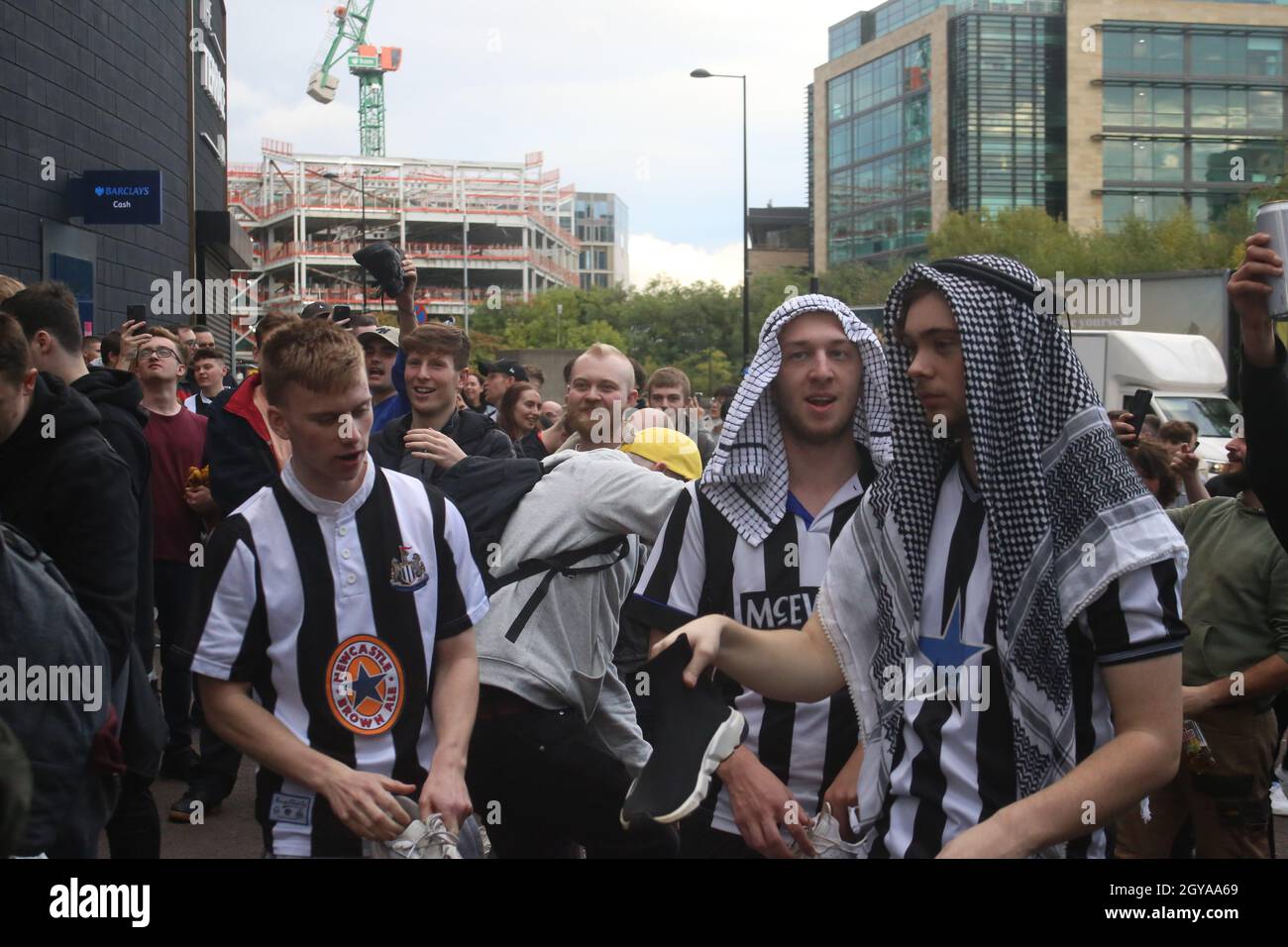 St james park takeover celebrations hi-res stock photography and images ...