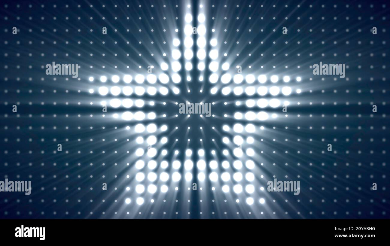 Abstract background motion with stars of different sizes, movements and ...