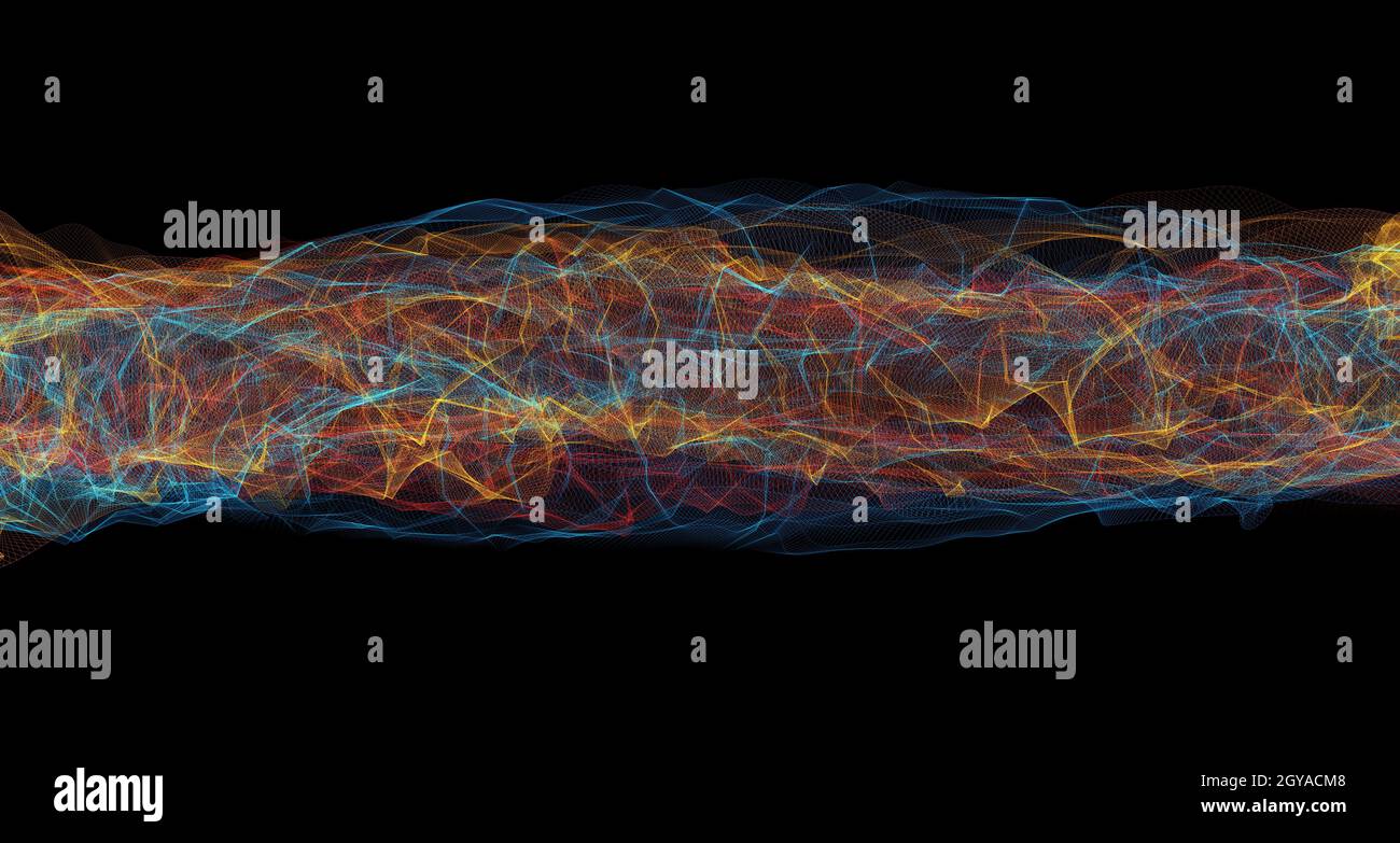 audio soundwave. Colorful music pulse oscillation. Glowing impulse ...