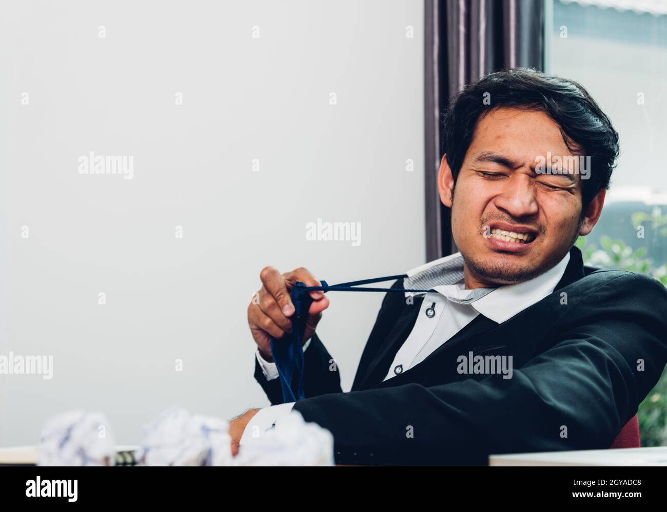 Upset young man after failure hi-res stock photography and images - Alamy