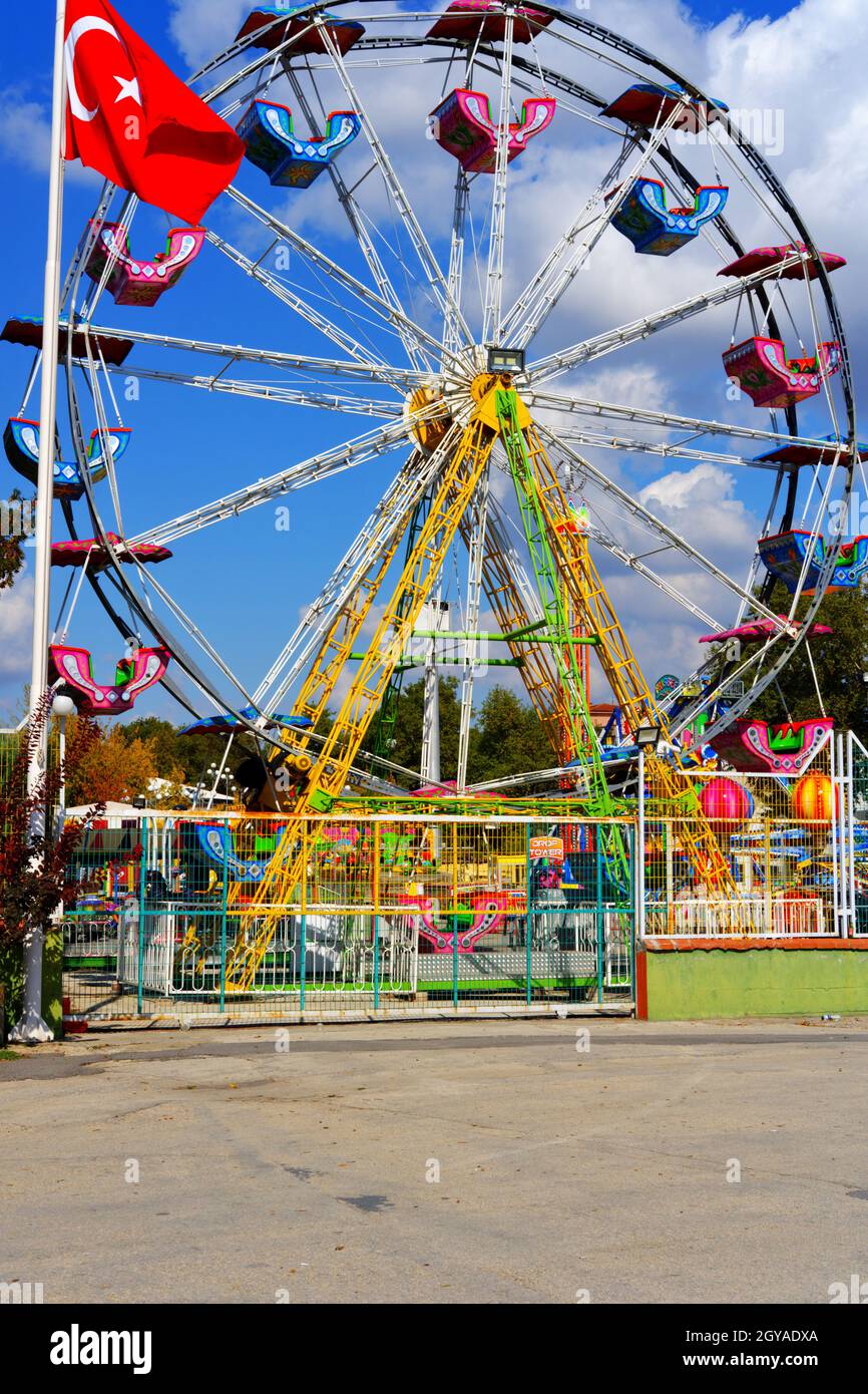Turkish fairground funfair hi-res stock photography and images - Alamy