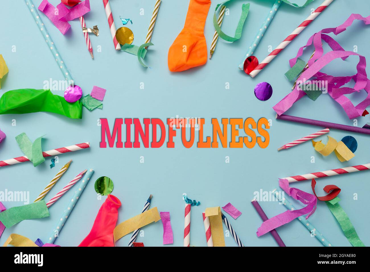 Conceptual caption Mindfulness, Business idea state of mind attained by ...