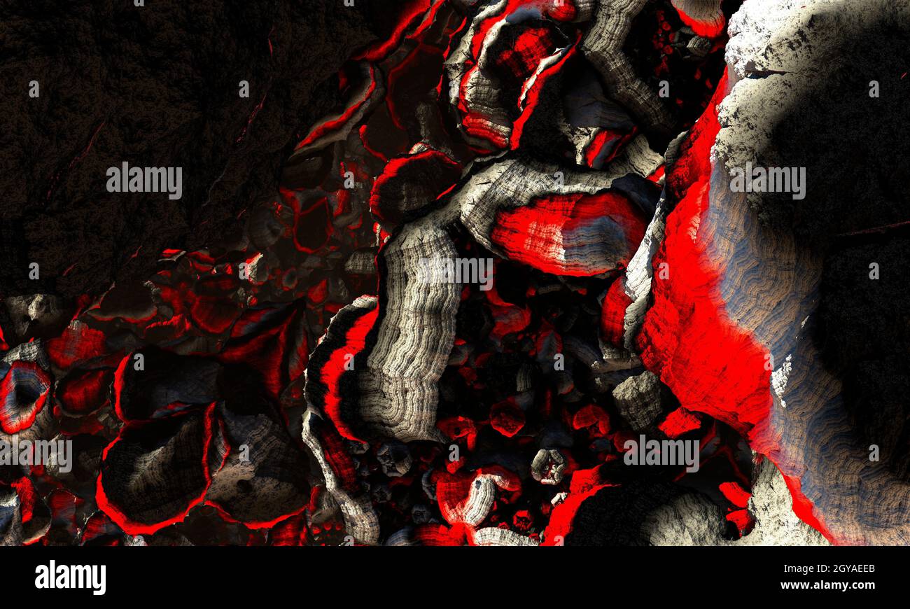 Bloody rutile mountain. Rusty rocks textured metal textured surface ...