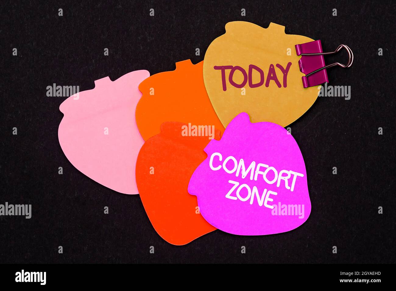 Hand writing sign Comfort Zone, Word Written on A situation where one ...