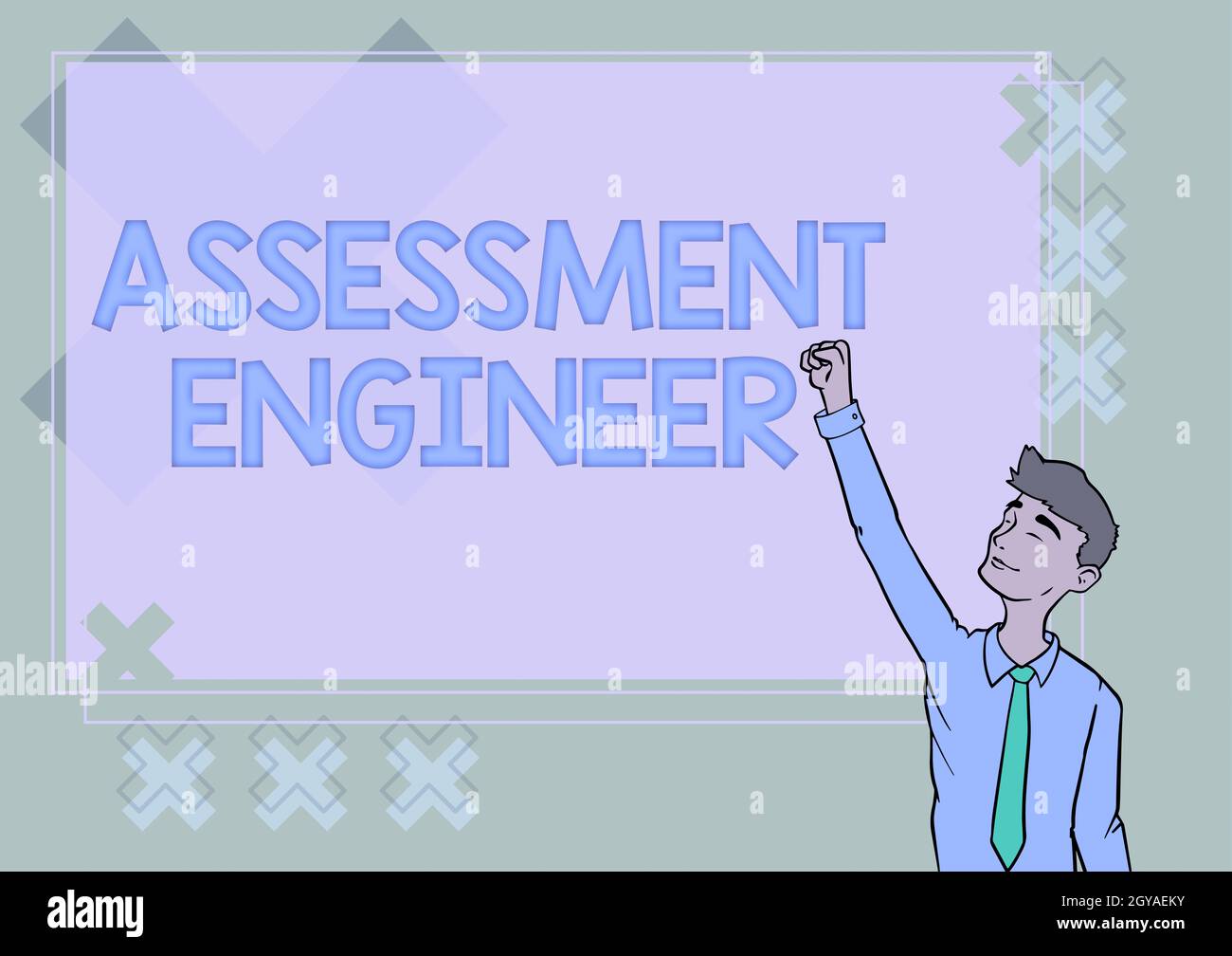 Conceptual display Assessment Engineer, Conceptual photo gives ...