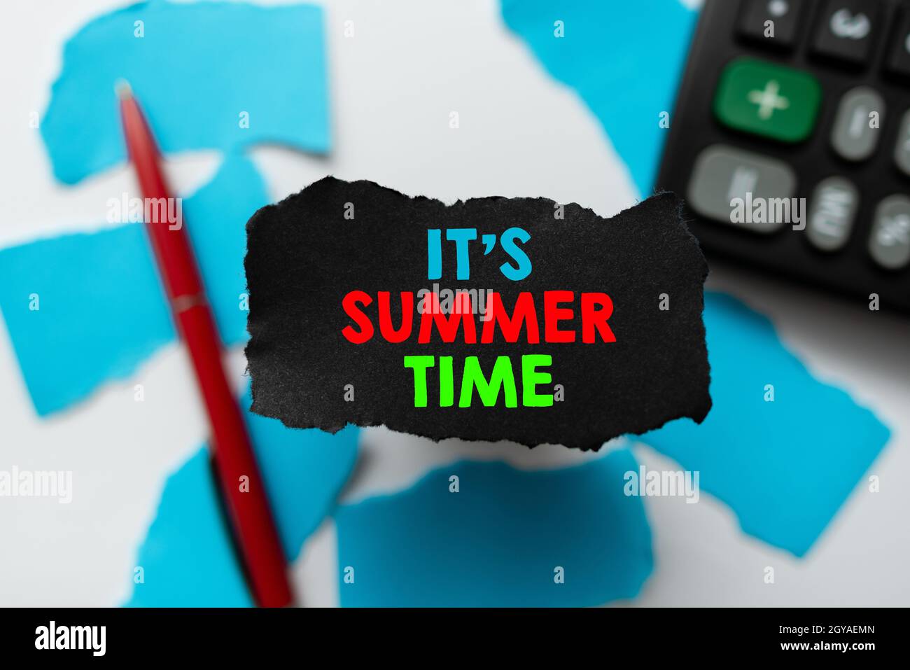 Inspiration showing sign It S Summer Time, Business concept season for ...