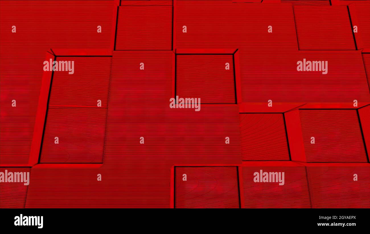 4k 3d animation red plastic hi-res stock photography and images - Alamy