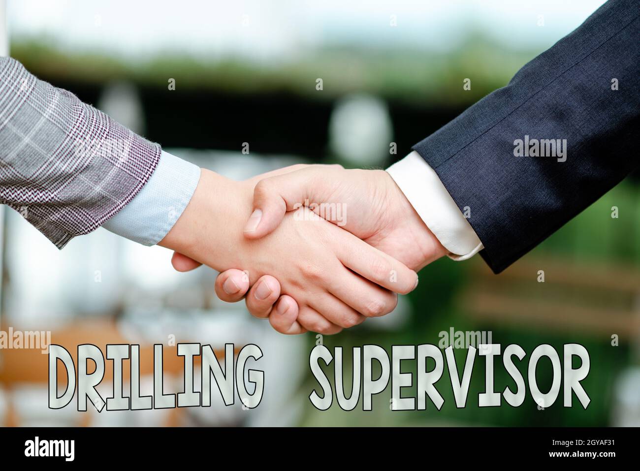Text showing inspiration Drilling Supervisor, Conceptual photo in ...